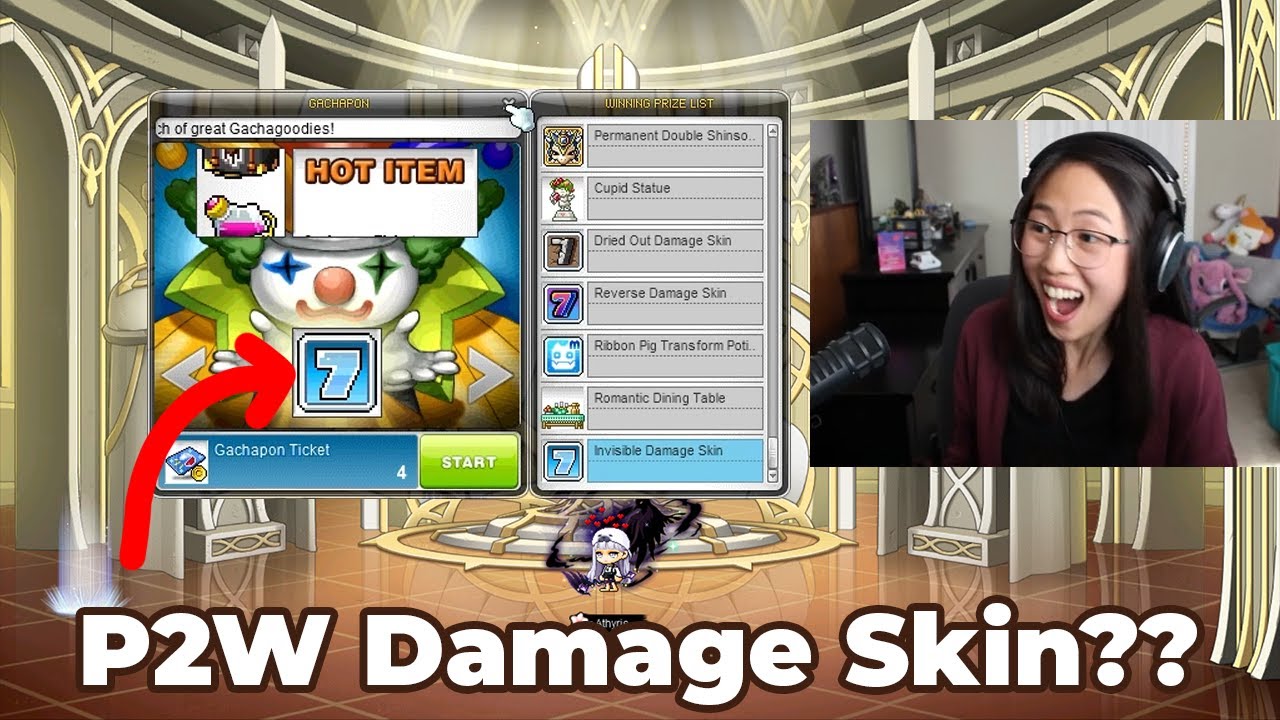 Invisible Damage Skin is P2W?! | MapleStory - YouTube