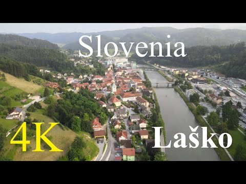 Slovenian Cities - Laško Slovenia - 4K Nature Relaxing Scenic Film
