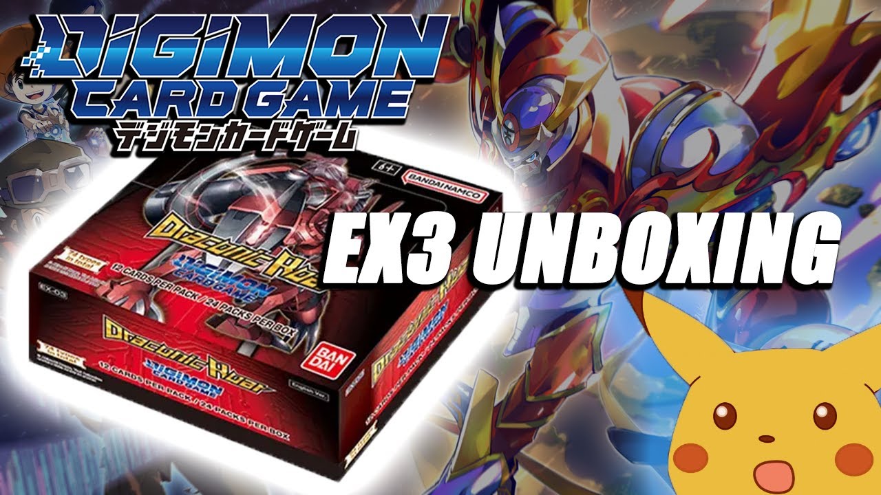 Digimon TCG! EX3 Booster Box Opening! Draconic Roar Is Here! - YouTube