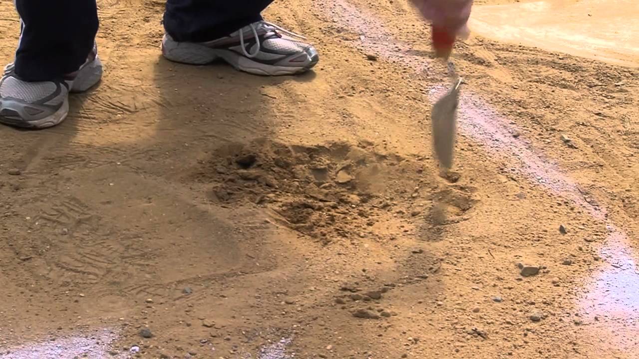 How to: "Repair the Batters Box" - YouTube