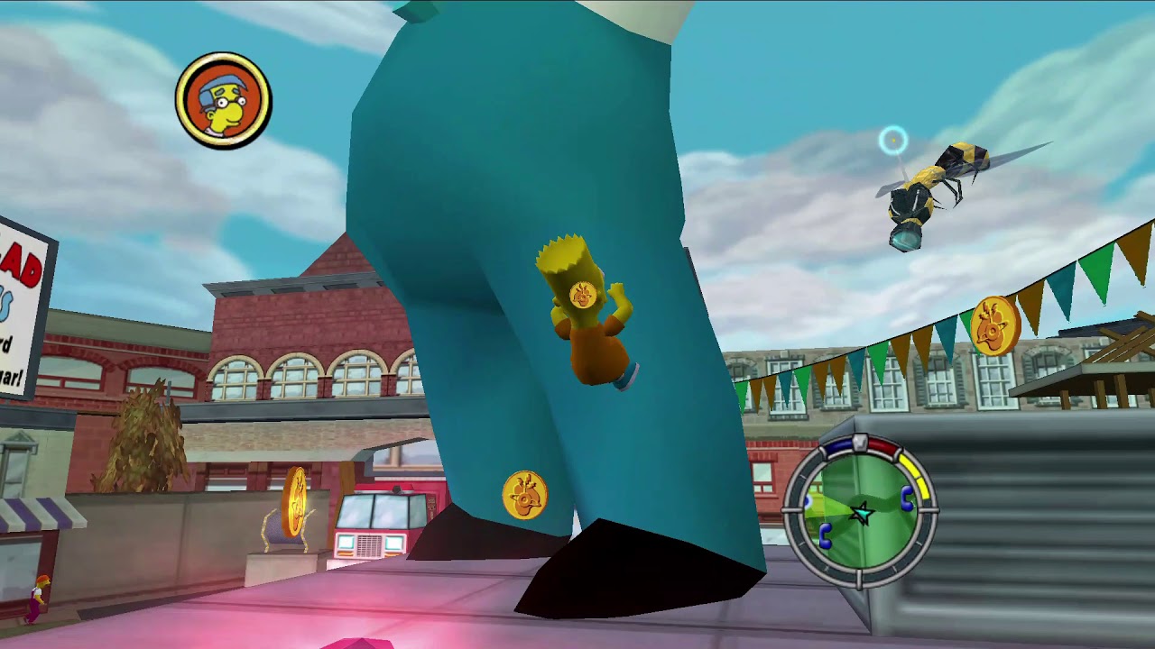 The Simpsons Hit & Run All Wasp Cameras in Level 2 - YouTube
