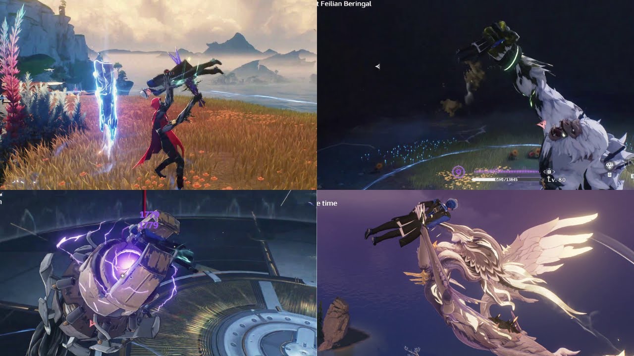 All Grabbing Attack Patterns in Wuwa: Part 1 (Huanglong Ver ...