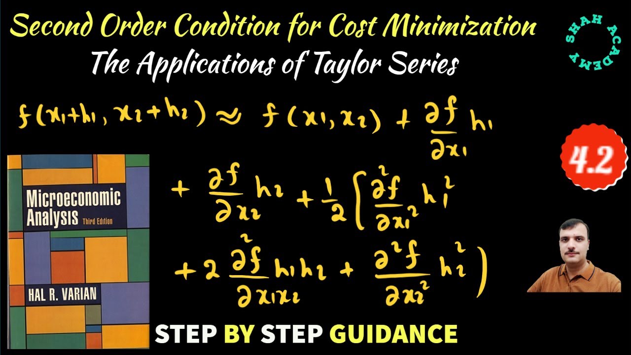 Second Order Condition for Cost Minimization | The applications of the ...