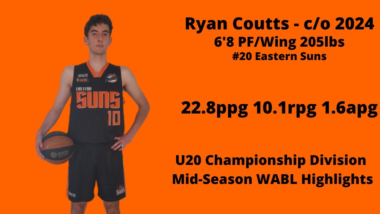 Ryan Coutts Mid Season Highlights - 22.8ppg 10.1reb 1.6ast - YouTube