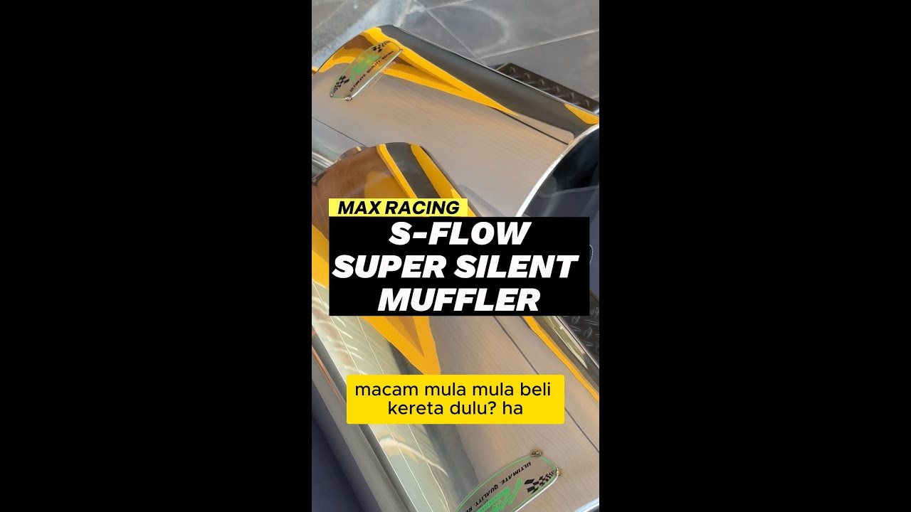 Muffler Lama Bocor? Muffler jadi kuat bunyi? Max Racing Exhaust Super ...
