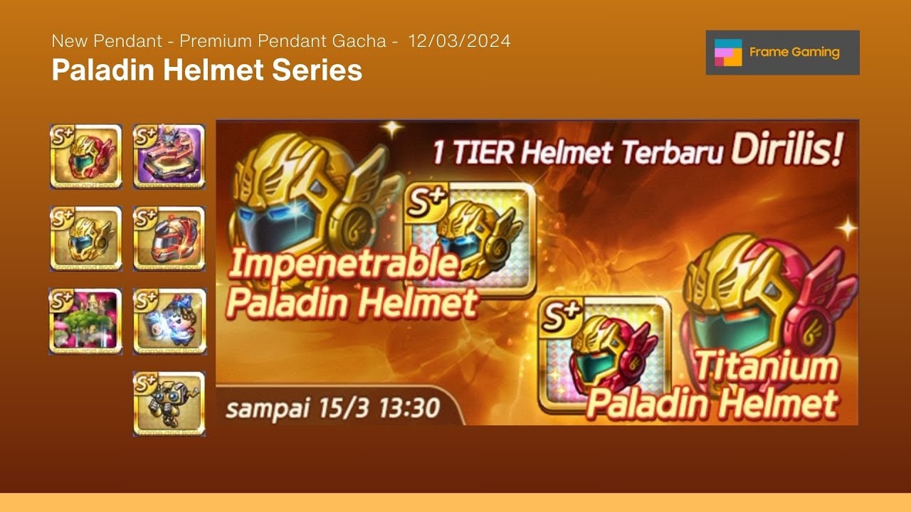 Paladin Helmet Wajib Kejar? | LINE Let's Get Rich Indonesia - YouTube