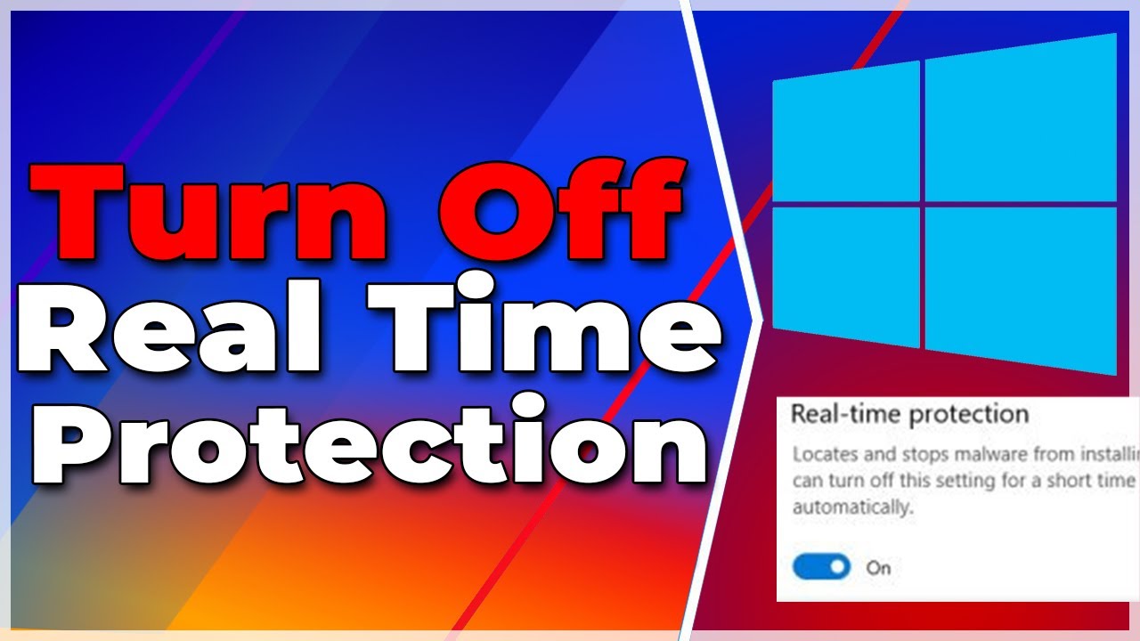 How To Permanently Turn Off Real Time Protection Windows 11 & 10 (2024 ...