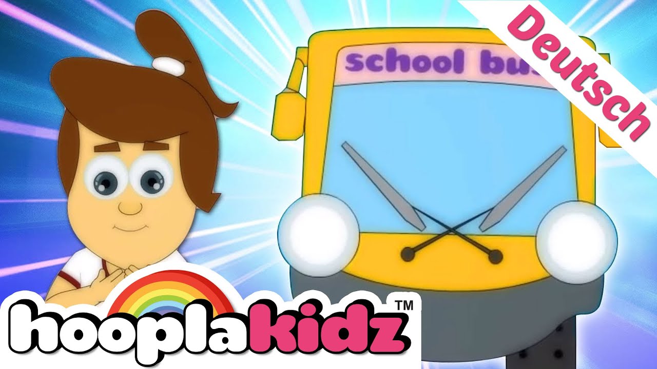 The School Bus Song (German) | Das Schulbus Lied | Kinderreime ...