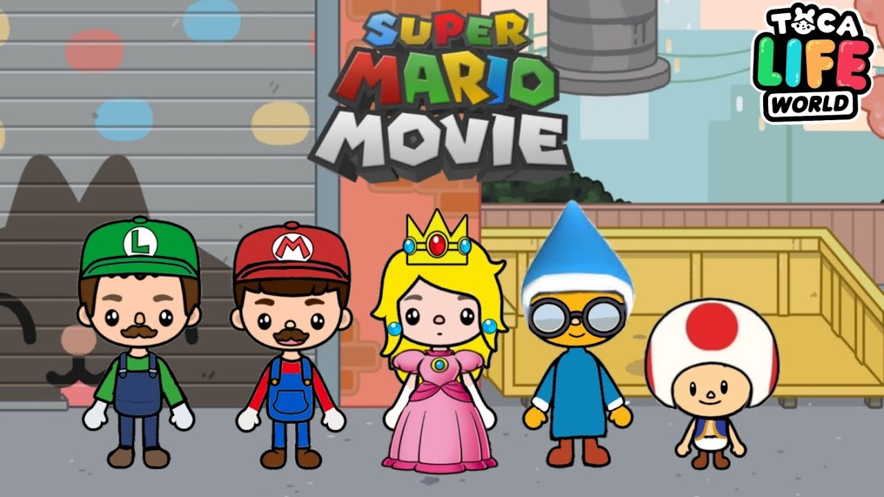 Super Mario Movie em Toca life word | Criando os personagens do Super ...