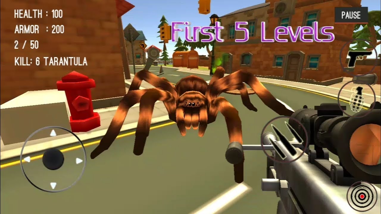 Spider Hunter Amazing City 3D | First 5 Levels - YouTube