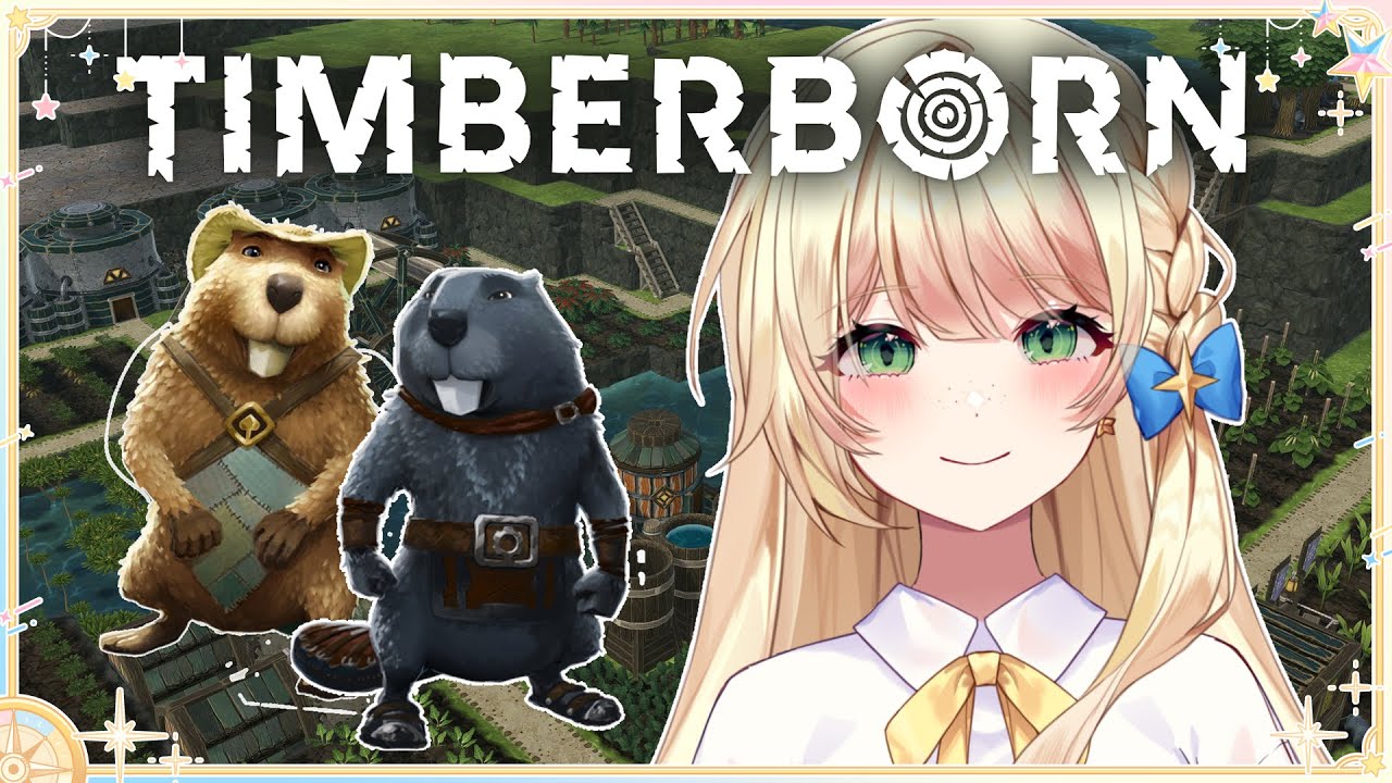 「Timberborn」We're finally playing.. The Cursed Beaver Game! - YouTube