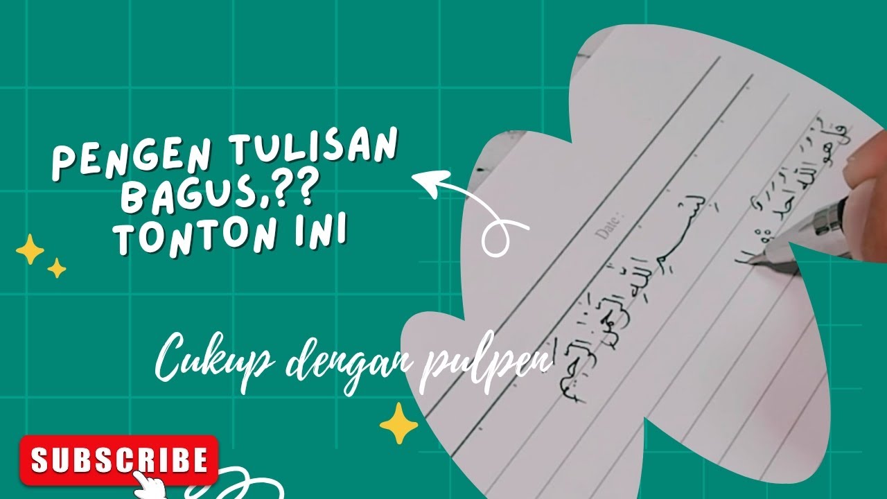 TUTORIAL!!! Menulis calligrapfy "COCOK UNTUK PEMULA" @aljazeera @Ah ...