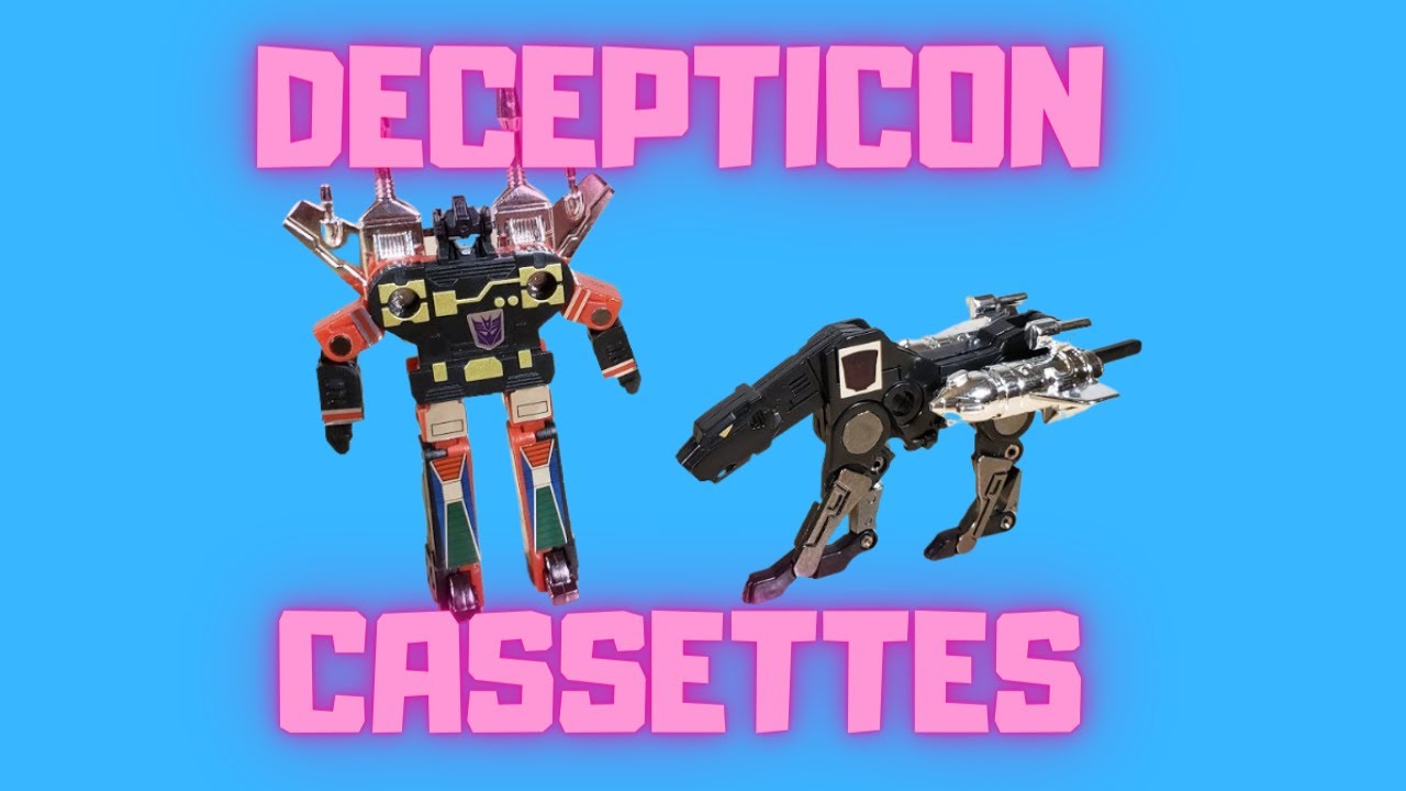 G1 TRANSFORMERS CASSETTE DECEPTICONS - unboxing & review - YouTube