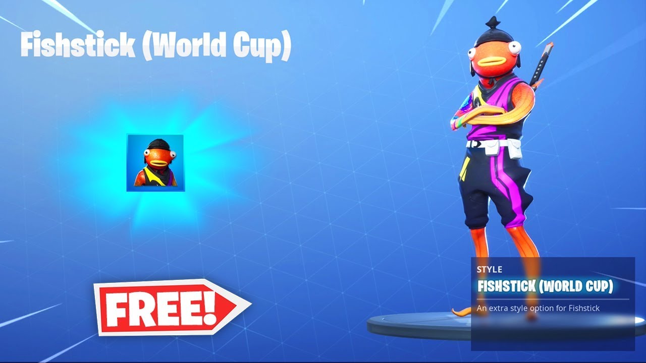 The New Free World Cup FISHSTICK Skin.. - YouTube