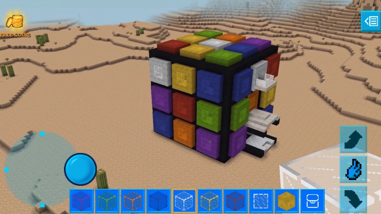 How to build a Rubik's Cube House || RealmCraft Free Game in Minecraft ...