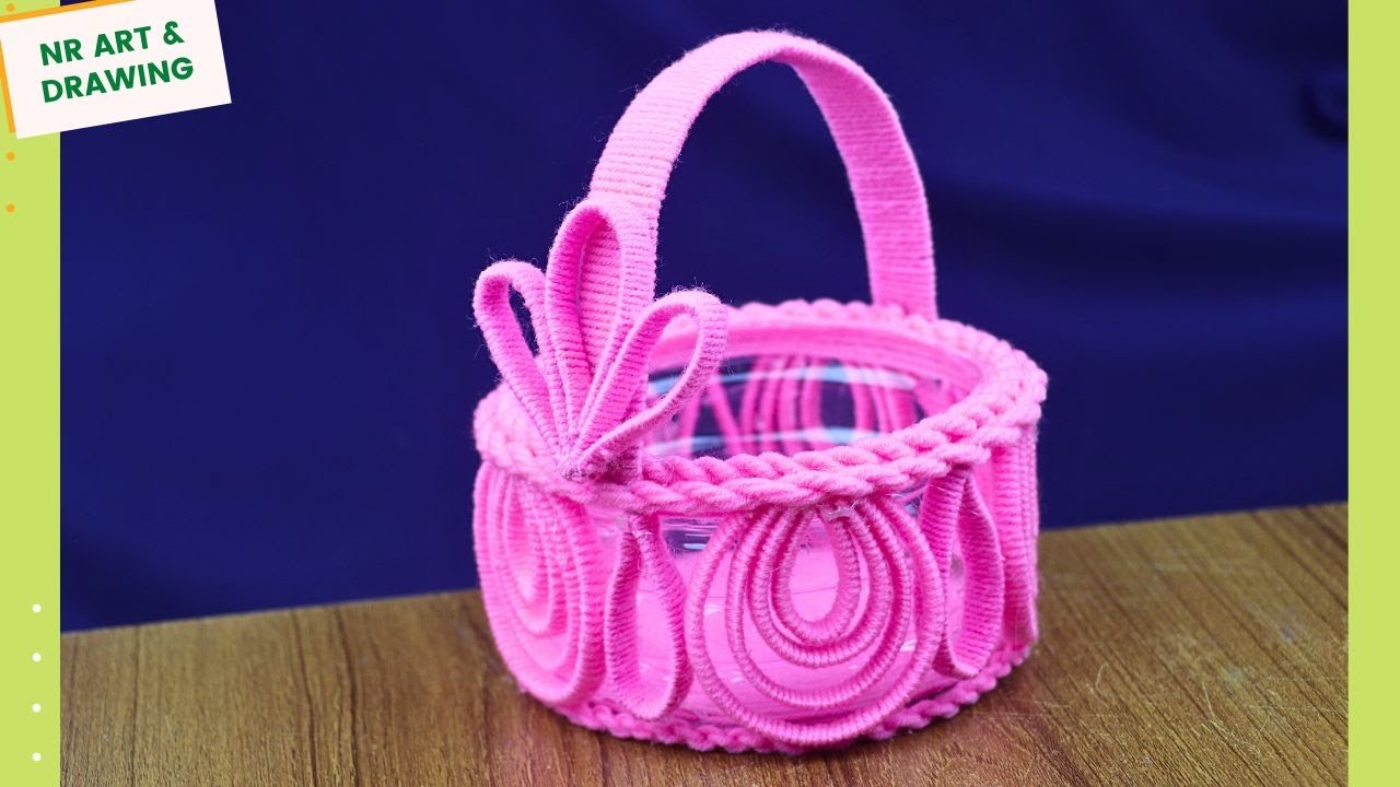 Zero Cost DIY Organizer Ideas Using Waste Plastic Bottle and Woolen ...