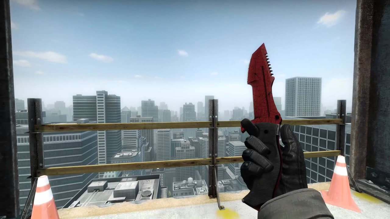 Huntsman Knife Crimson Web - Factory New - CS:GO Skin Showcase - YouTube
