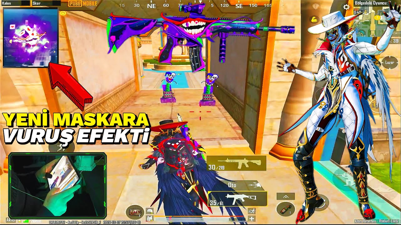 YENİ MOD GELDİ!!🔥| YENİ MASKARA VURUŞ EFEKTİ MUHTEŞEM!😱| PUBG MOBİLE ...