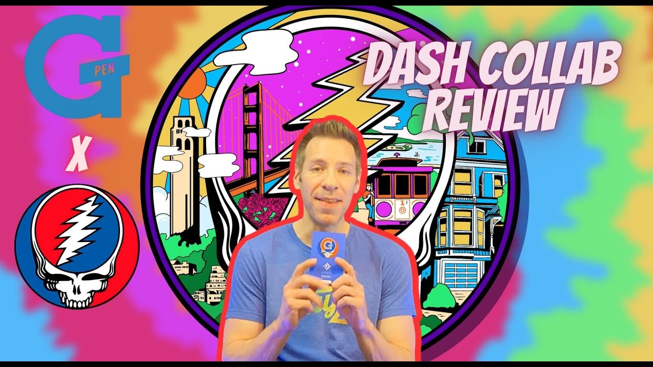 Gpen Dash Grateful Dead Collab Unboxing - YouTube