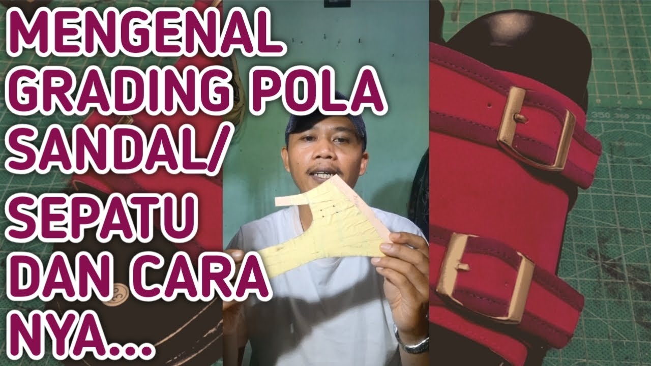 Grading Pola Sepatu Shoe Pattern Grading Tutorial Grading Pola Pola ...