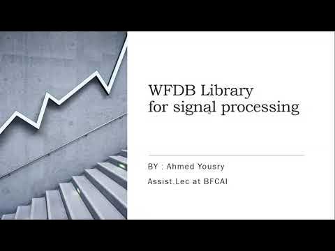 2. WFDB Library for signal processing in python عربى - YouTube