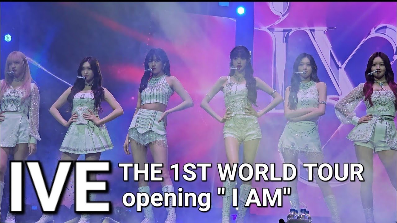 아이브 콘서트 THE 1ST WORLD TOUR SHOW WHAT I HAVE openings "I AM" #IVE 231007 ...