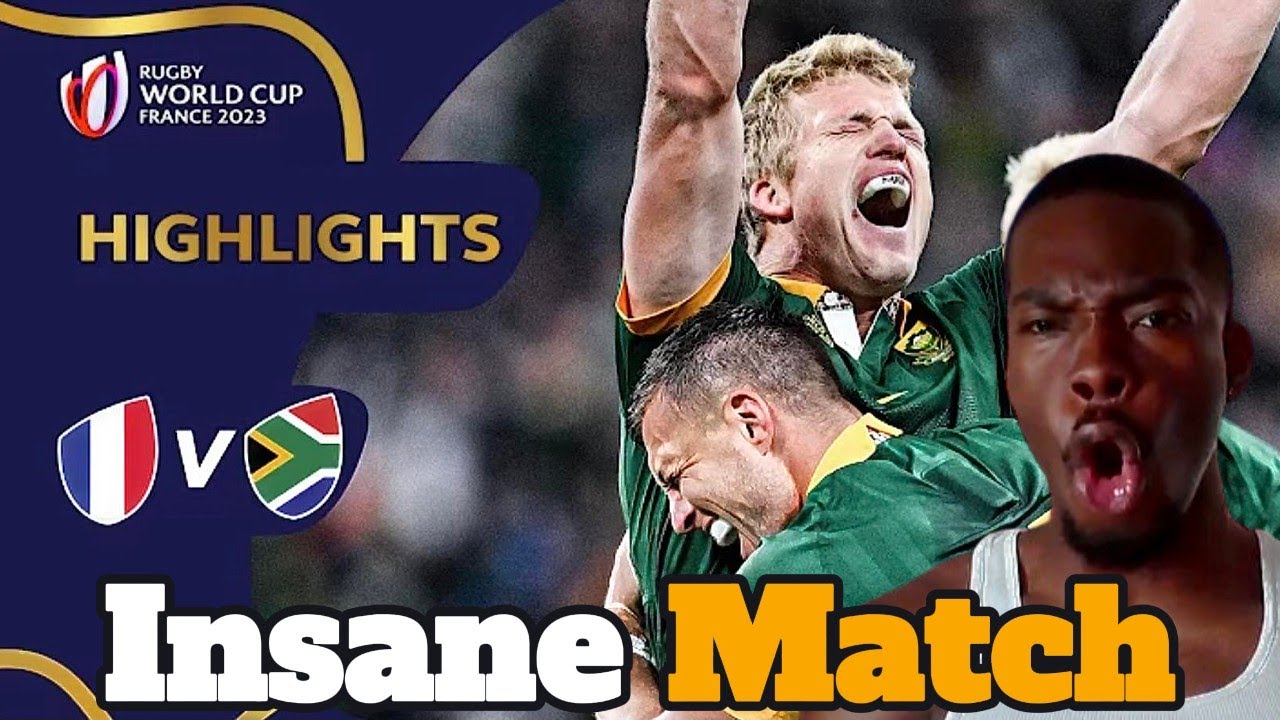 INSANE MATCH Reaction | France v South Africa | Rugby World Cup 2023 ...