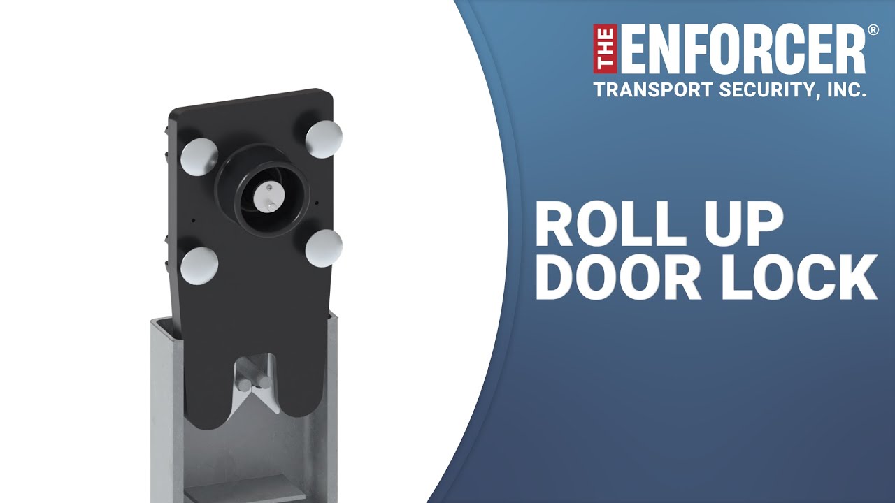 ENFORCER Roll Up Door Lock 8050 by Transport Security. - YouTube