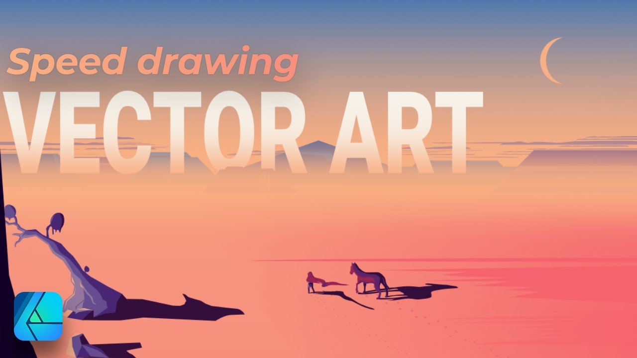 Affinity Designer Vector Art Process - YouTube