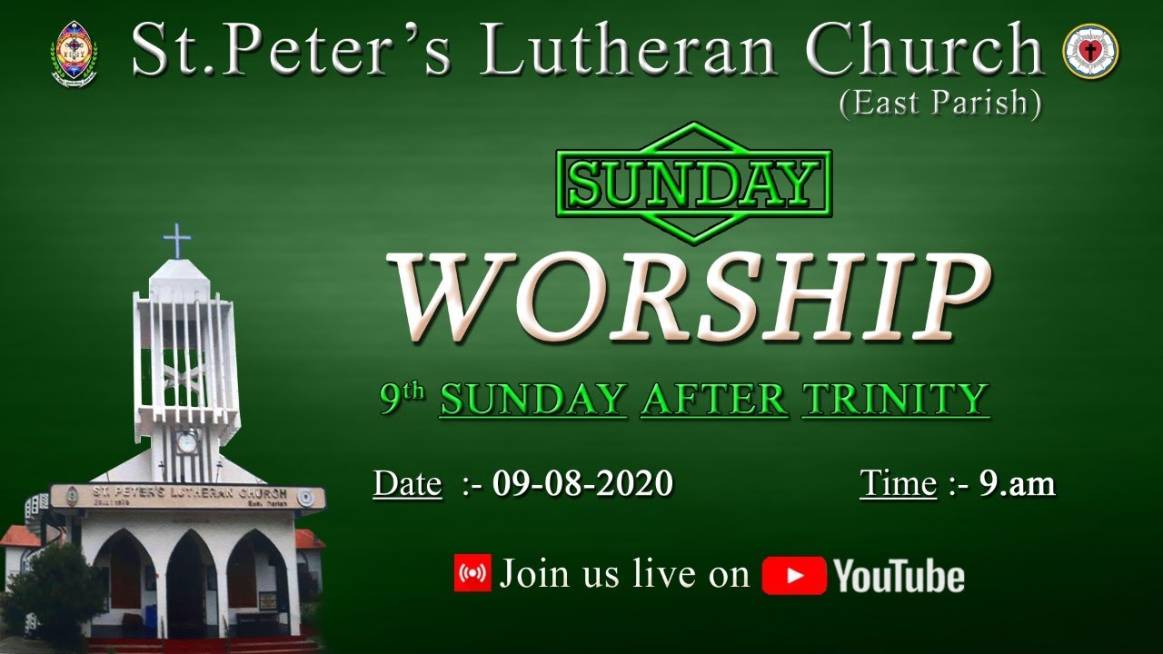 09-08-2020_NINTH SUNDAY AFTER TRINITY - YouTube