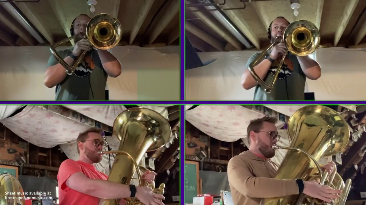 Earth Angel - The Penguins for trombone and tuba quartet (arr. Brett ...