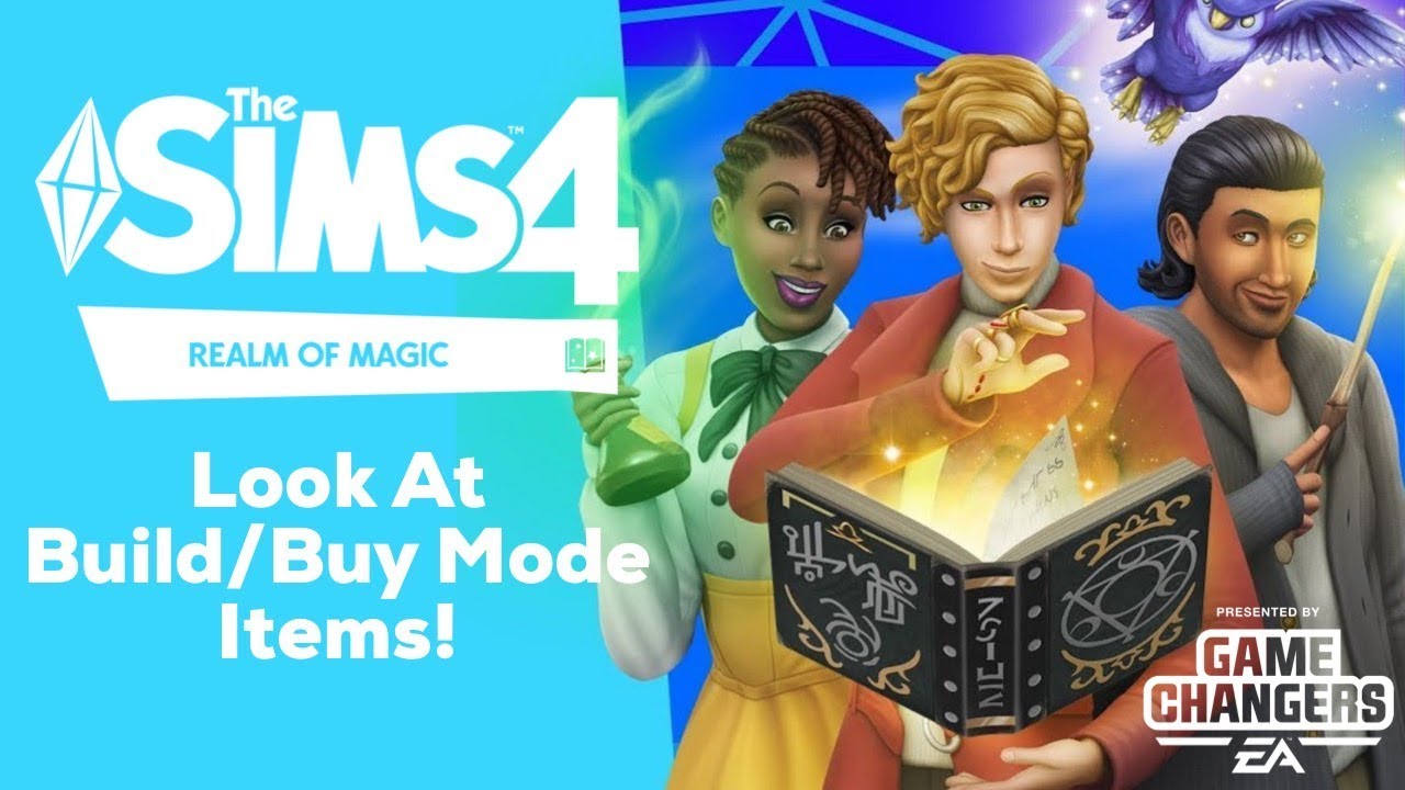 Sims 4 Realm of Magic: First LOOK at Build Buy Items! - YouTube