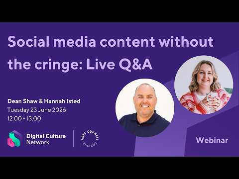 Social media content without the cringe: Live Q&A