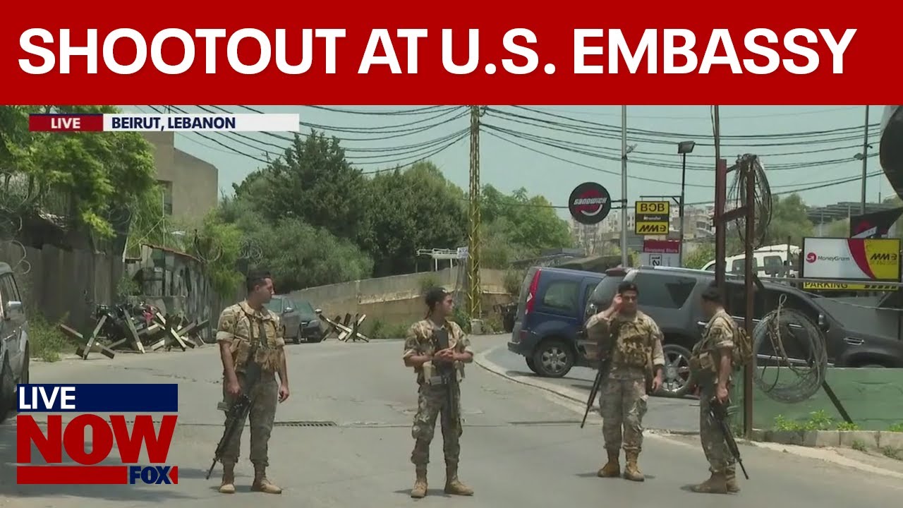 Attack on US Embassy: Gunman has shootout with Lebanon military in ...
