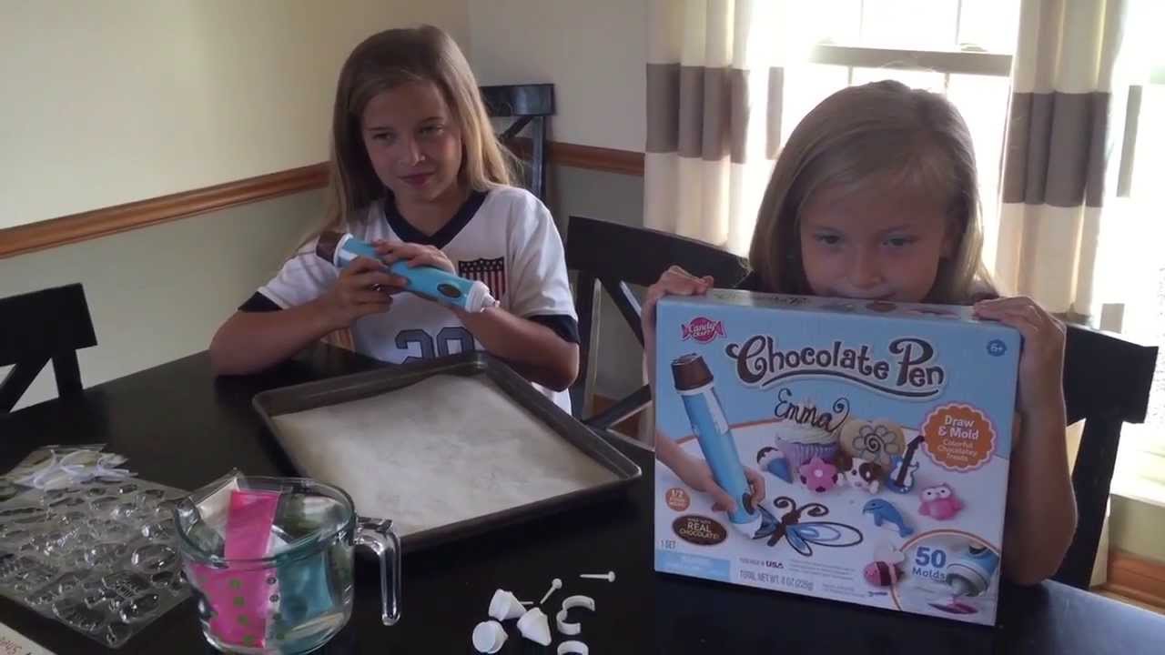 How to Use the Candy Craft Chocolate Pen - YouTube