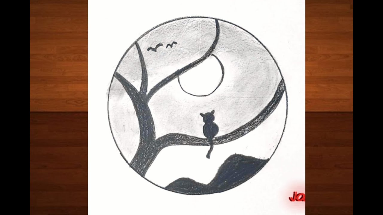 Circle drawing || easy drawing for beginners || circle drawing tutorial step by step - YouTube