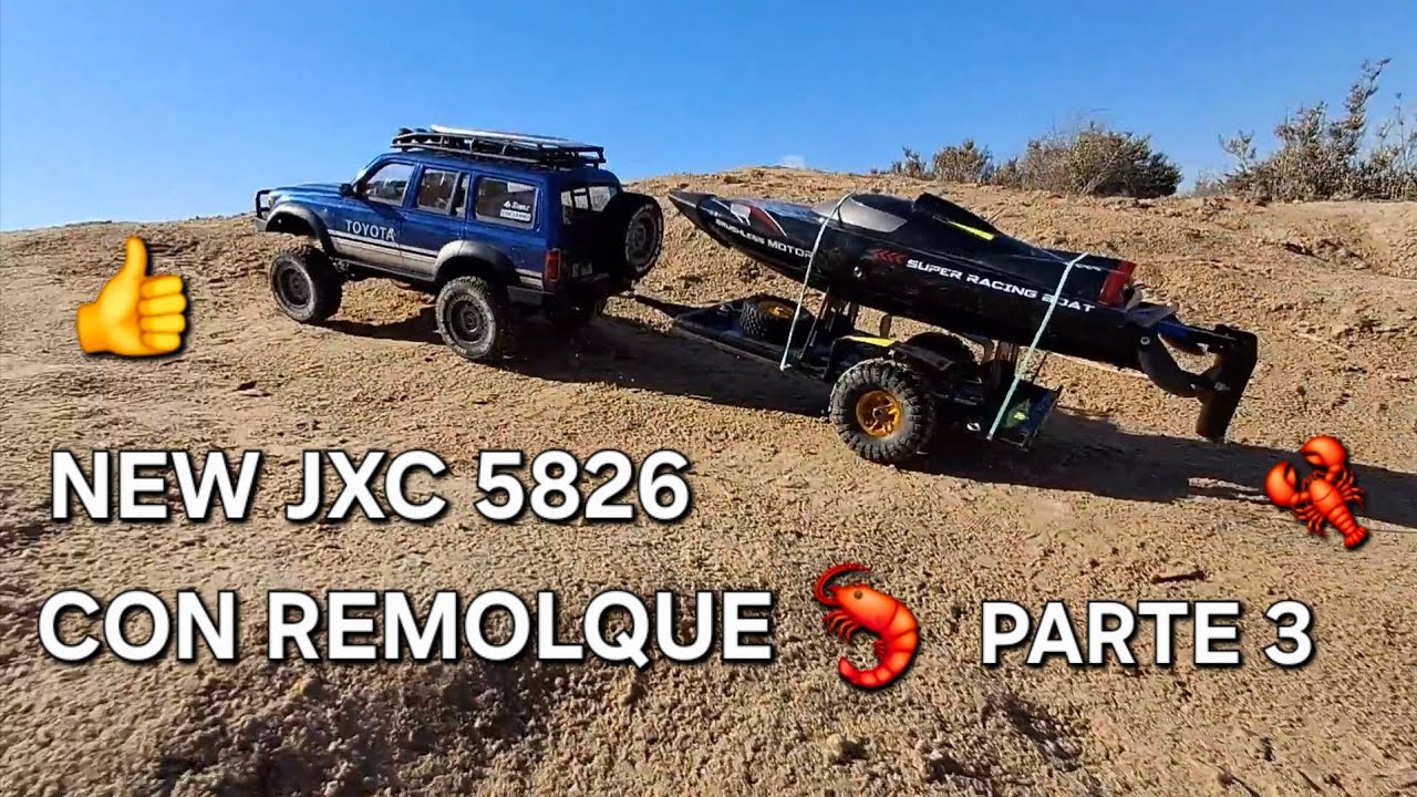 NEW JXC C5826 TOYOTA LAND CRUISER LC80 CON REMOLQUE PARTE 3 🦐🦐 - YouTube