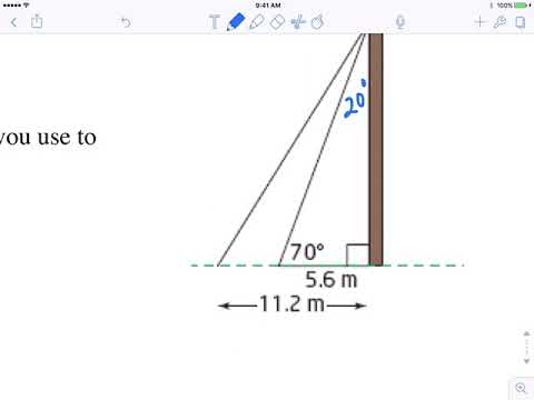 7 5 Day 1 Solve Problems Involving Right Triangles - YouTube