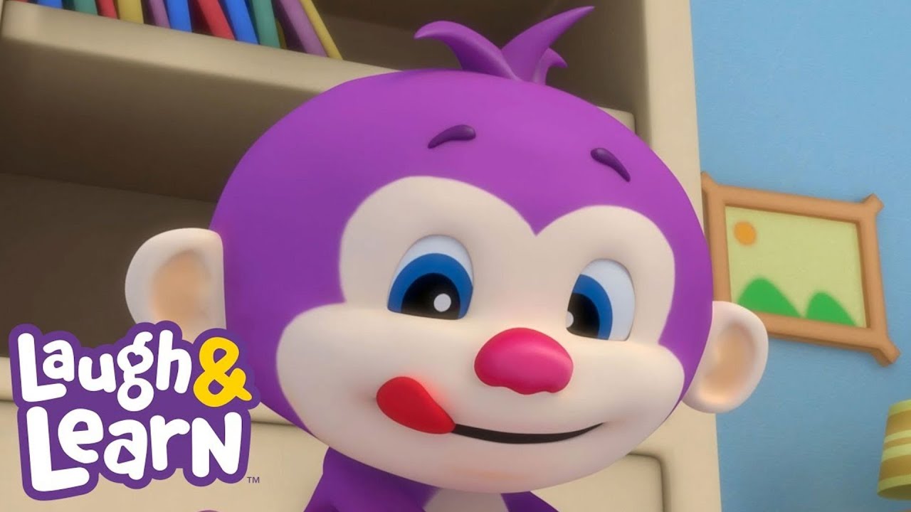 Messy Monkey - Clean Up Song + More Cartoons and Kids Songs | Laugh ...