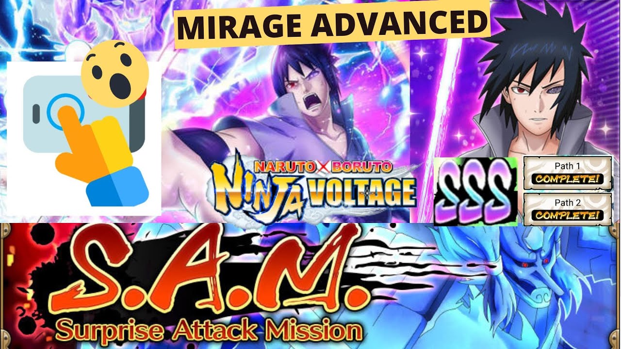 NxB NV: MIRAGE ADVANCED SAM NO. 55 VS AUTO CLICK SASUKE FS LVL 15 💪 ...