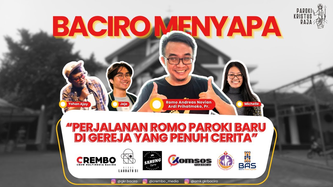 Perjalanan Romo Paroki Baru di Gereja yang Penuh Cerita | Baciro ...