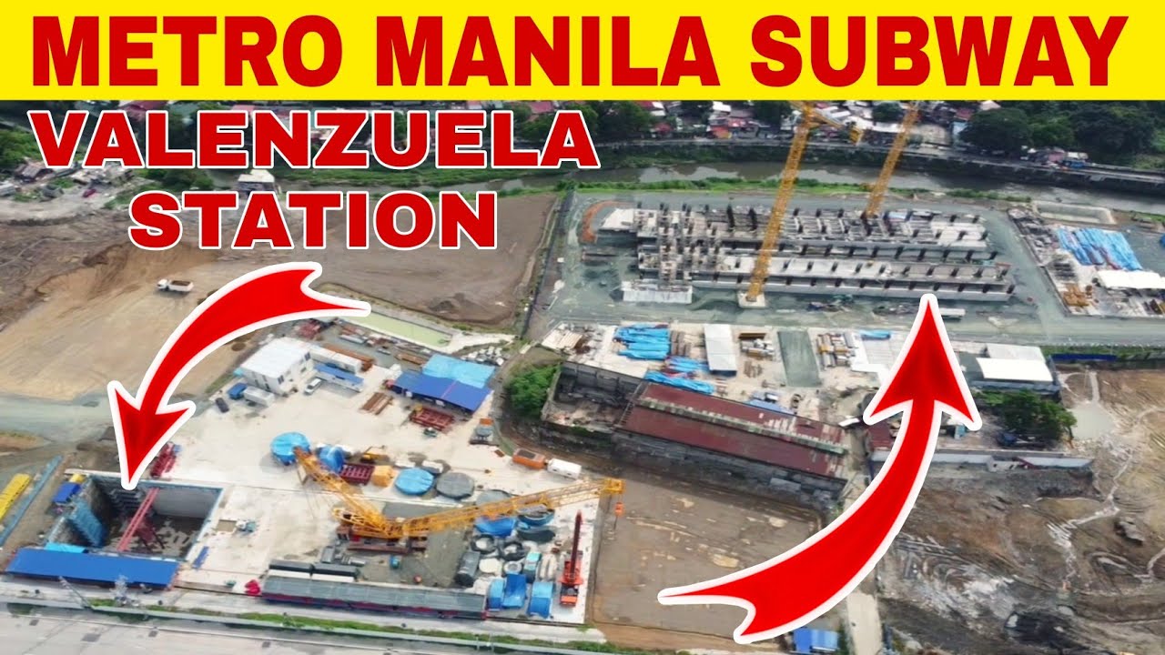 Metro Manila Subway Valenzuela Station & Depot Latest Update - YouTube