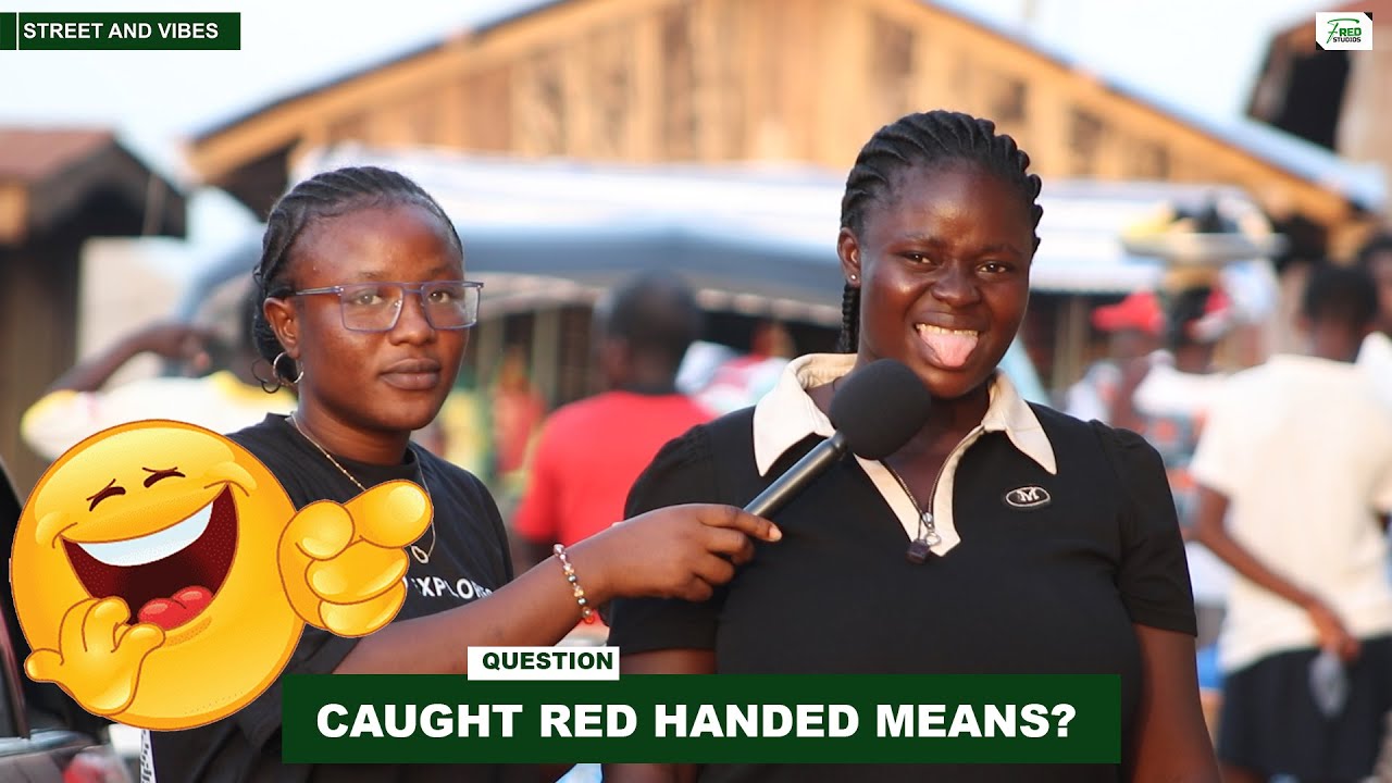 CAUGHT RED HANDED means ? I Funny videos I Street quiz I street and ...