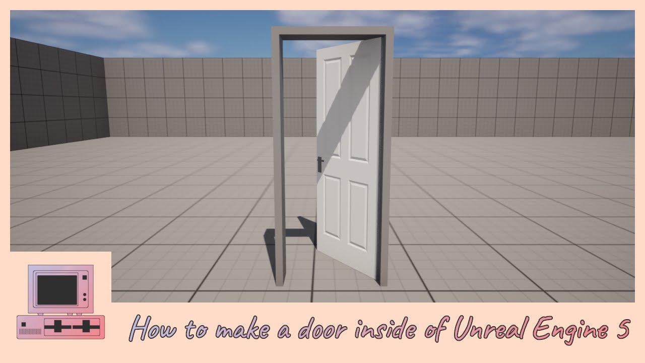 How to make a door | UE 5 - YouTube