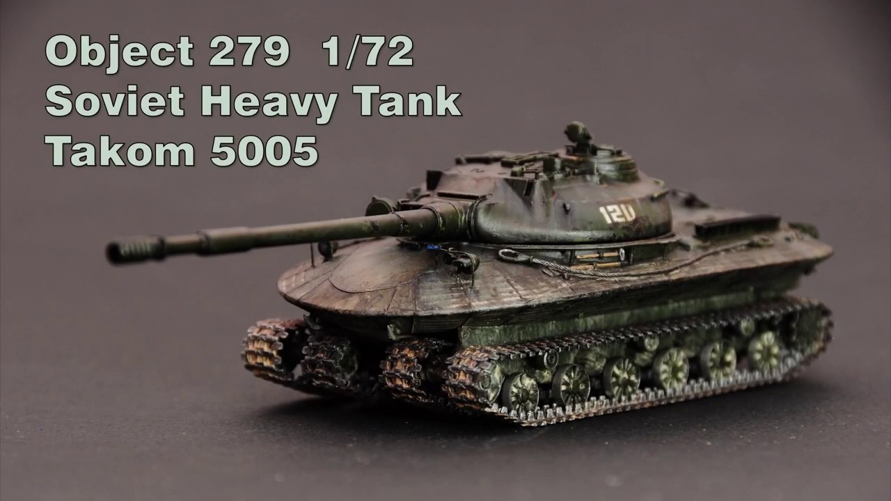 Object 279 Soviet Heavy Tank 1/72 Takom 5005 Plastic Model Tank Full ...