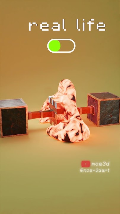 Minecraft vs Real Life 3D Simulations PART 3 ⛏💦🔥 - YouTube