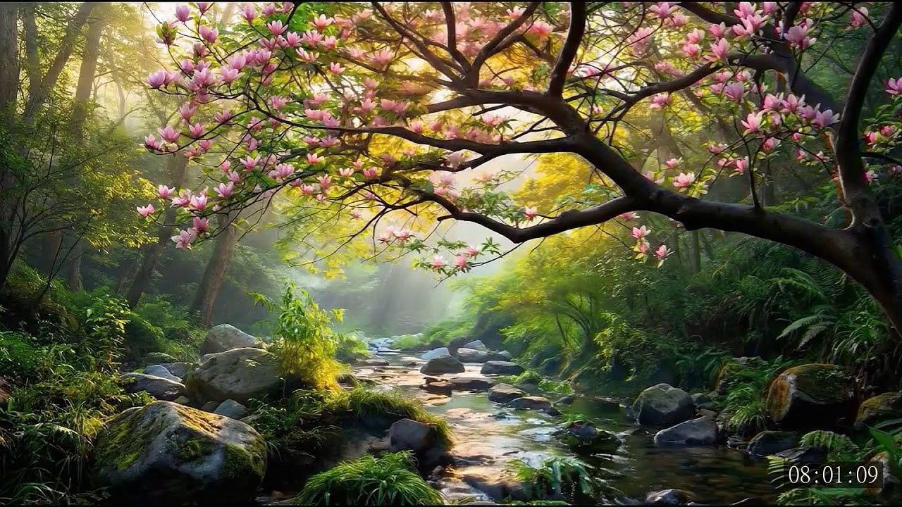 Natural Waterway Sounds for Deep Rest and Quiet Mind - YouTube