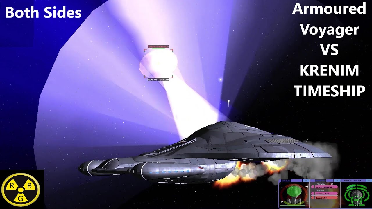 Star Trek Armoured Voyager VS Krenim Timeship | BOTH SIDES | Ship ...