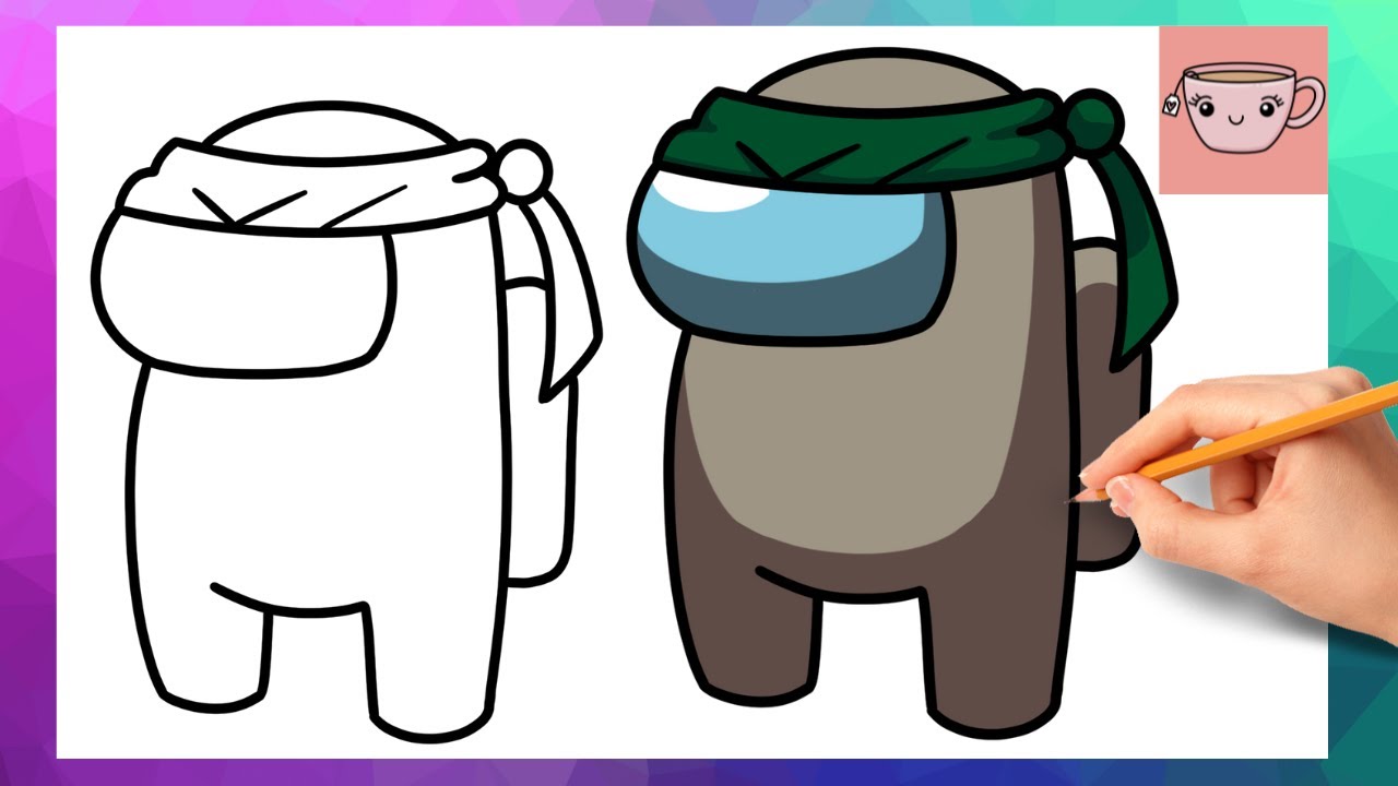 How To Draw Tracker from Among Us | Easy Drawing Tutorial - YouTube
