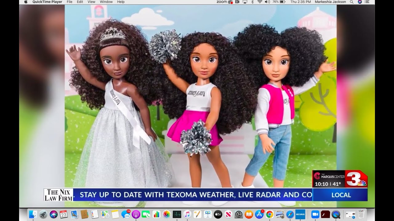 Markeshia Jackson Black History Month: HBCyoU Dolls - YouTube